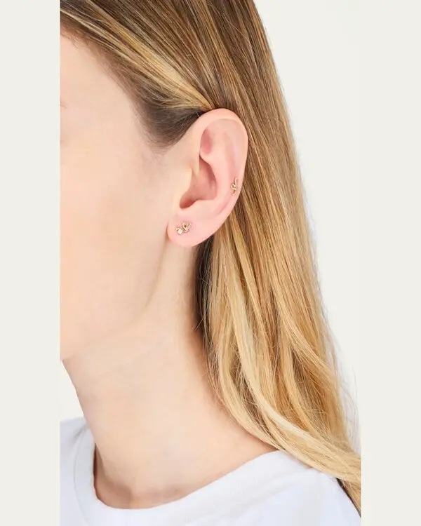 Bea Bongiasca Mini Loop Diamond Earring
