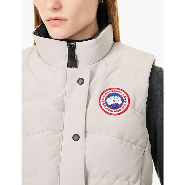 Canada Goose Freestyle Funnel-neck Brand-patch Shell Gilet - Limestone