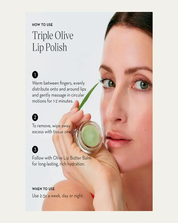 FURTUNA SKIN Triple Olive Lip Polish, 0.3 Oz