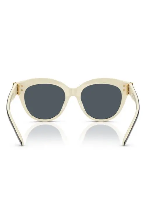 Tory Burch 53mm Phantos Sunglasses - Black/ivory