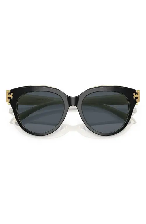 Tory Burch 53mm Phantos Sunglasses - Black/ivory