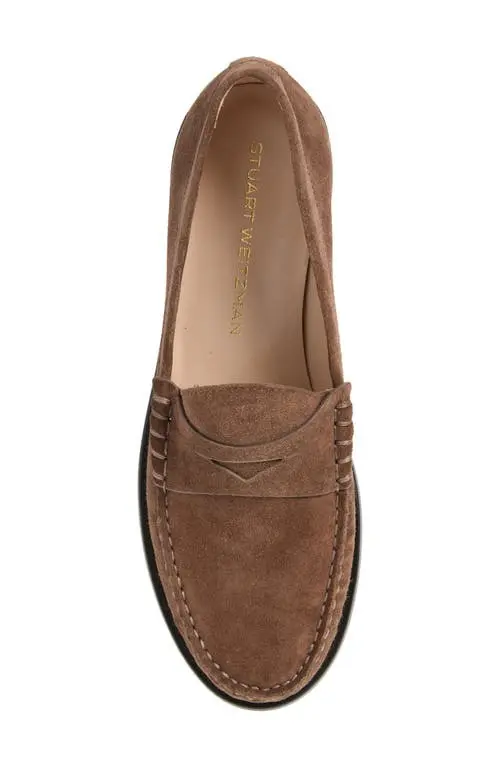 STUART WEITZMAN Lottie Loafer - Cigar