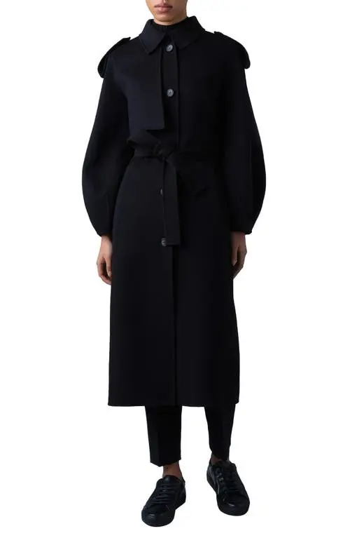 Mackage Ceyla Double-face Wool Coat - Black