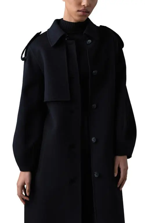 Mackage Ceyla Double-face Wool Coat - Black
