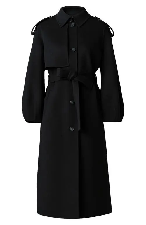 Mackage Ceyla Double-face Wool Coat - Black