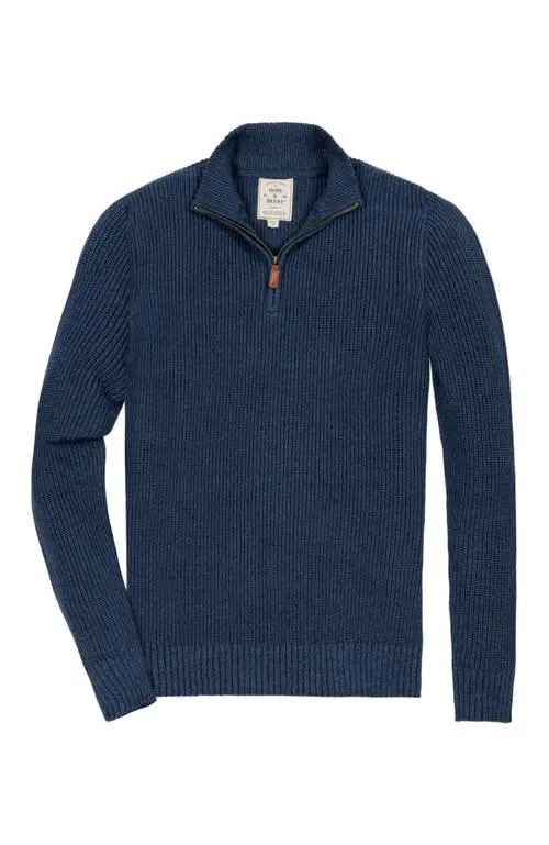 HOPE & HENRY Organic Half Zip Pullover