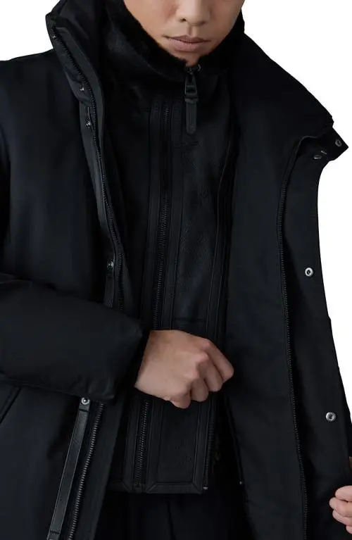 Mackage Sullivan Water Repellent 800 Fill Power Down Parka With Removable Bib