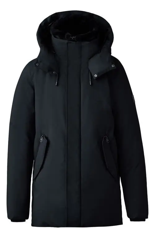Mackage Sullivan Water Repellent 800 Fill Power Down Parka With Removable Bib