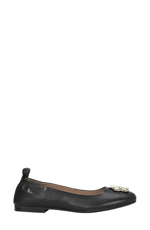 BOSS Dasy Leather Ballet Flat - Black