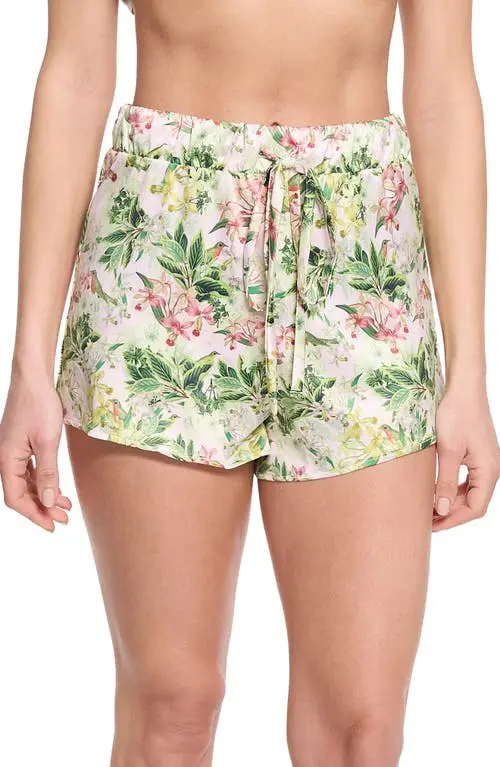 Hanky Panky Satin Pajama Shorts - French Garden