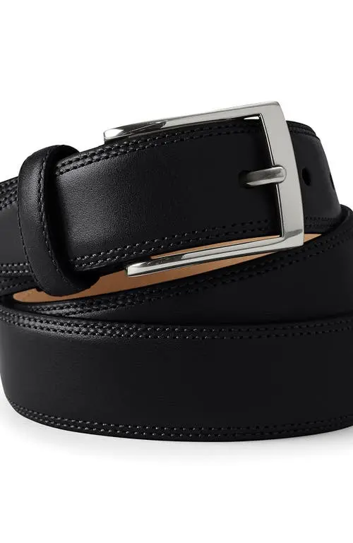 LANDS' END Glove Leather Belt - Black