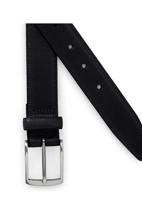 LANDS' END Glove Leather Belt - Black