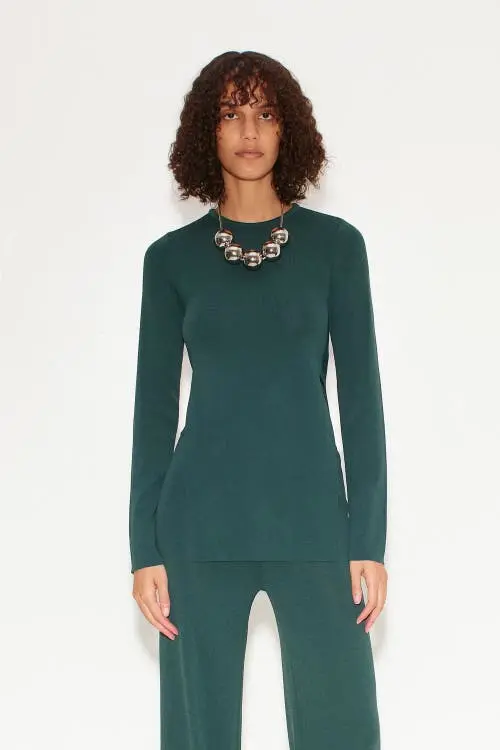SIMONMILLER Canoga Long Sleeve Knit Top - Fern