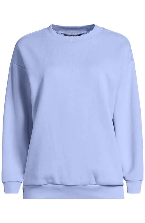 LANDS' END Relaxed Long Sleeve Crew Neck Sweatshirt