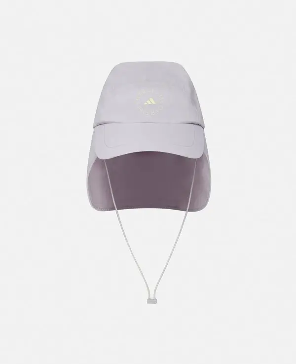 Stella McCartney Baseball Cap With Flaps - Glory Gray/pulse Lime