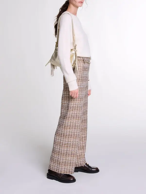 Maje Cotton Tweed Trousers