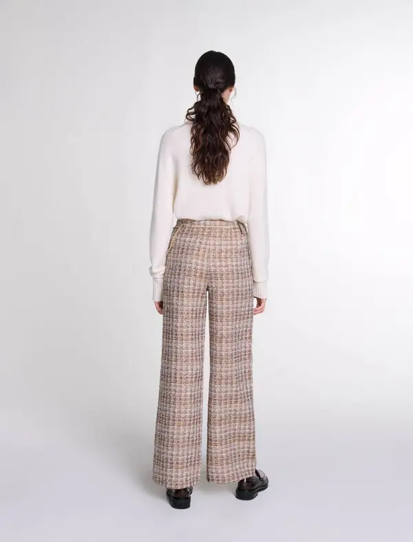 Maje Cotton Tweed Trousers