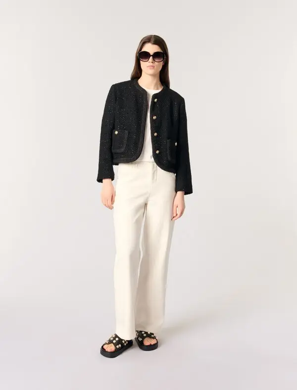 Maje Short Tweed Jacket