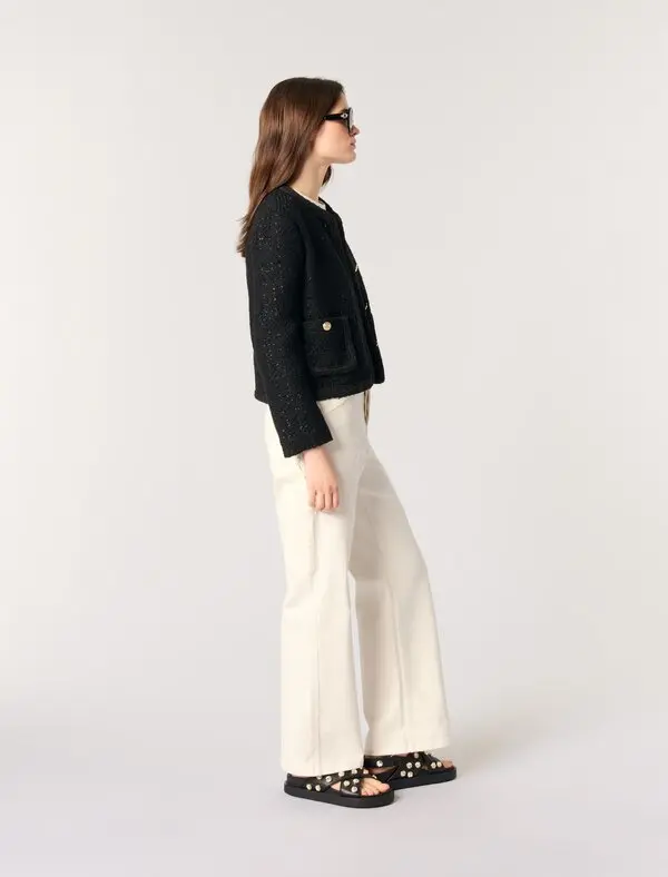 Maje Short Tweed Jacket