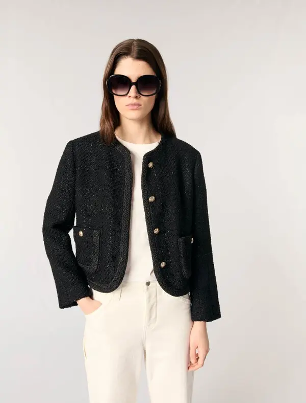 Maje Short Tweed Jacket