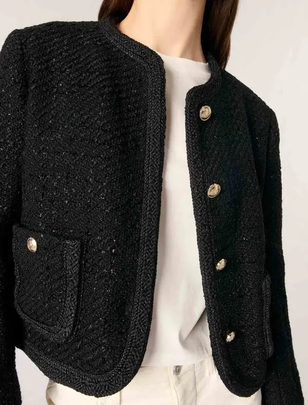 Maje Short Tweed Jacket