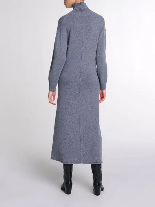Maje Cashmere Knit Maxi Dress