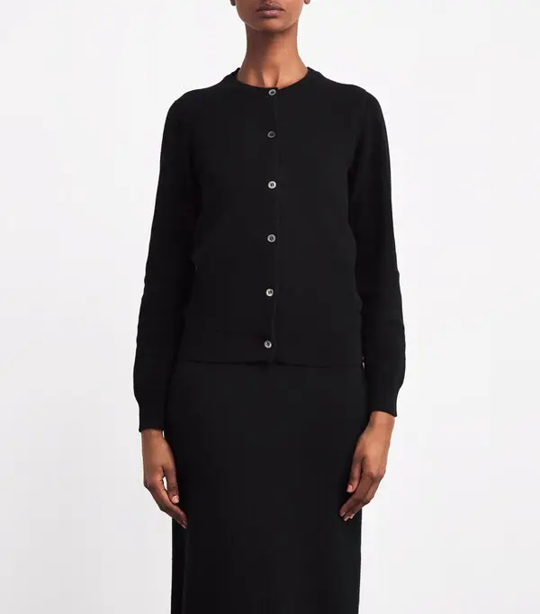 Harrods Cashmere Crew-neck Cardigan