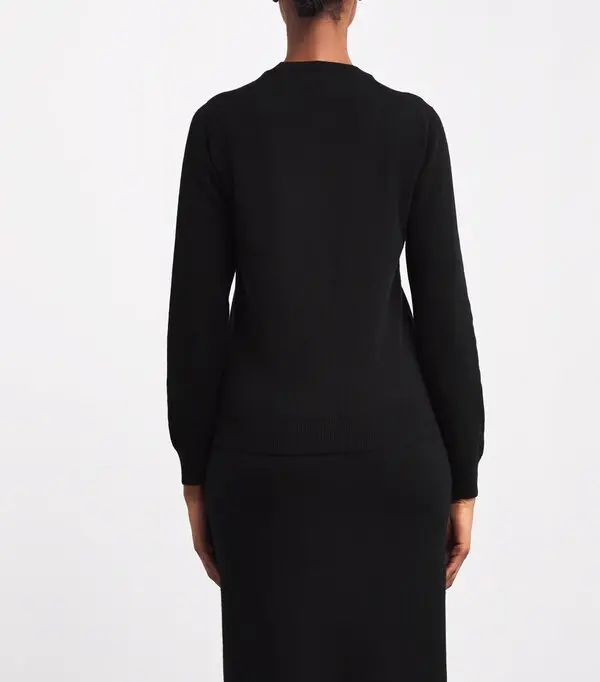 Harrods Cashmere Crew-neck Cardigan