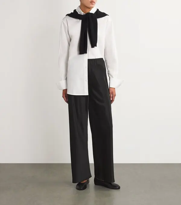 Almada Label Satin Bias Trousers