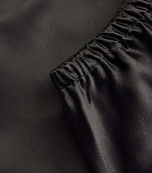 Almada Label Satin Bias Trousers
