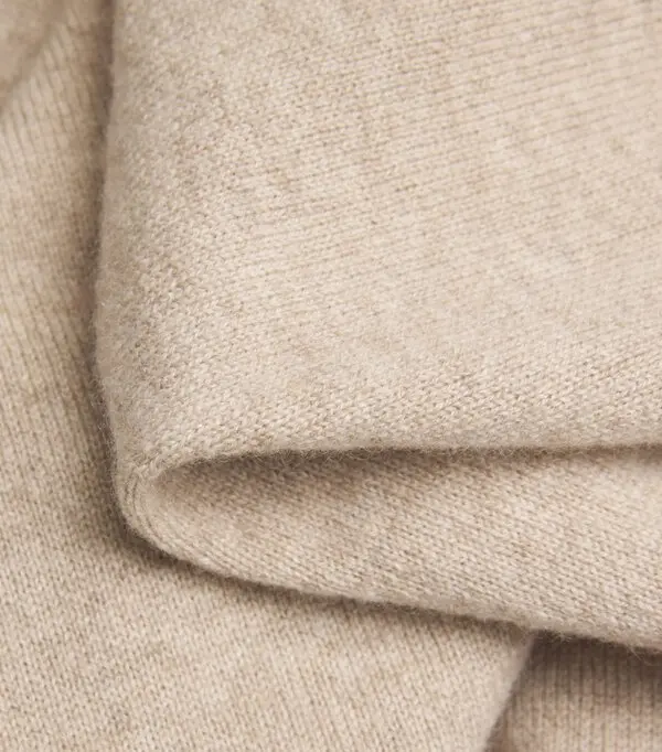 Harrods Cashmere Rollneck Sweater - Beige