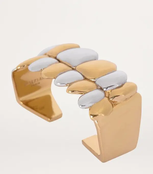 Balmain Double Grillz Ring - Gold | Editorialist