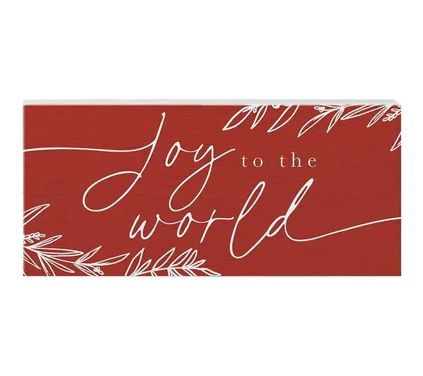 SINCERE SURROUNDINGS 12' Joy To The World Red I Nspire Board - One-color