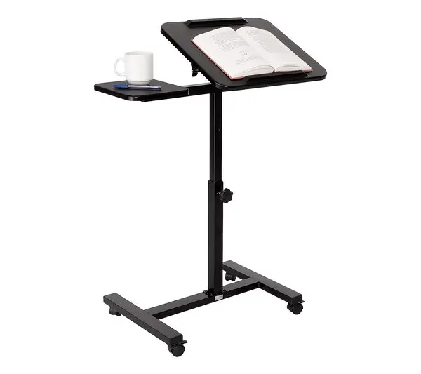 SEVILLE CLASSICS Seville Height Adjustable Tilting Sit-stand Com Puter Desk Cart