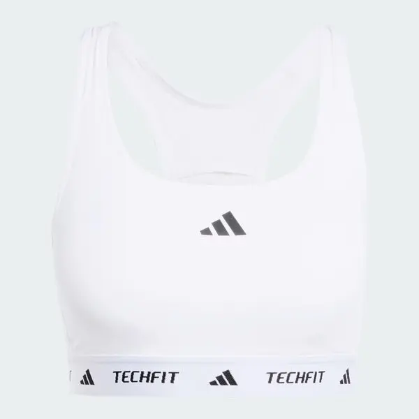 Adidas Techfit Bra - White