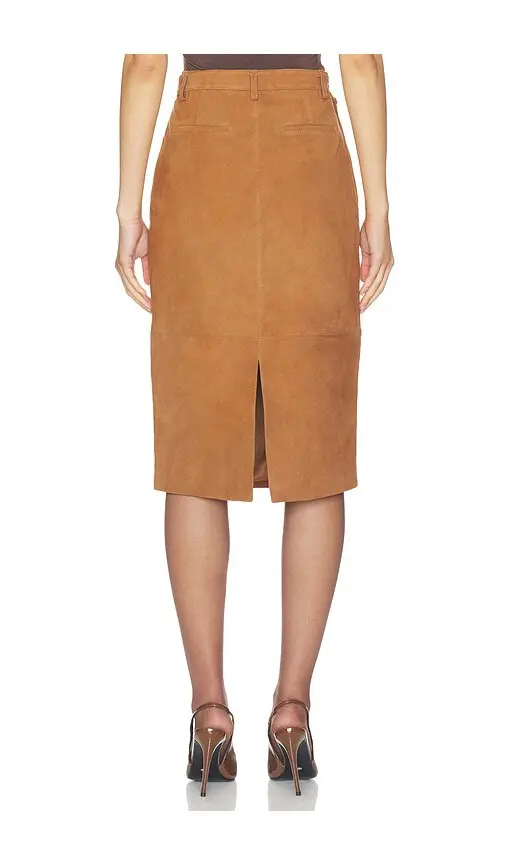 Retrofete Marcella Suede Skirt