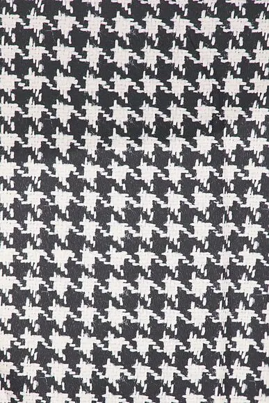 Norma Kamali Oversized Houndstooth Flared Gown