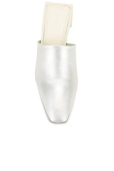 Fear Of God Low Mule Pump In Metallic Silver