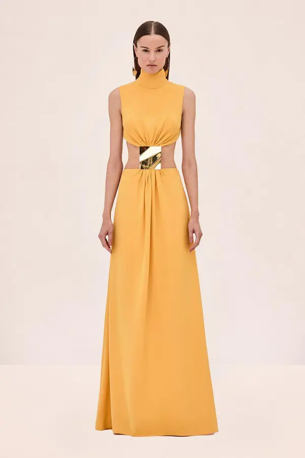 Alexis Prague Dress - Gold