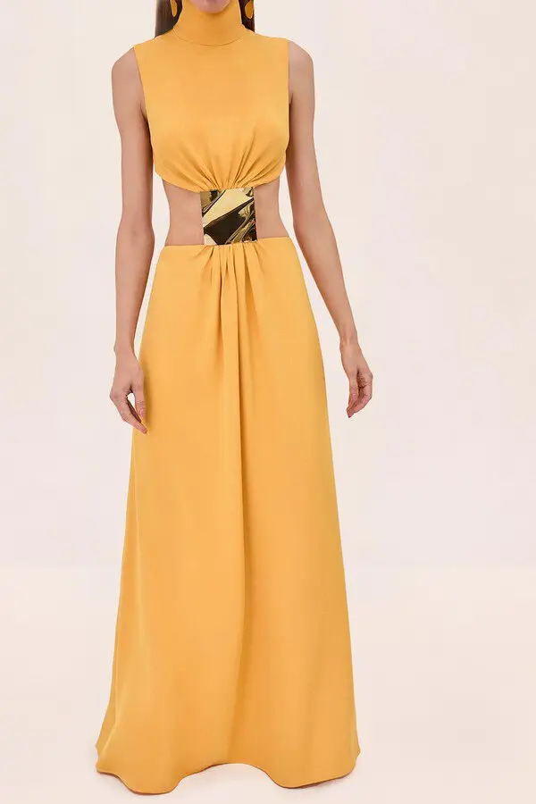 Alexis Prague Dress - Gold