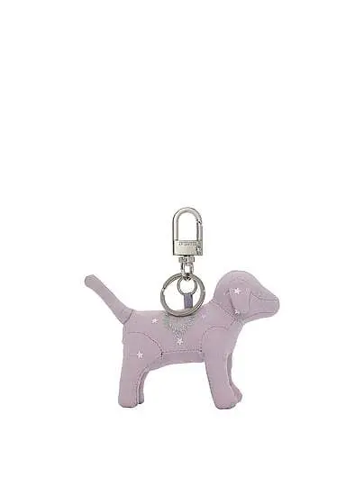 Pink Micro Dog Keychain Charm - Print