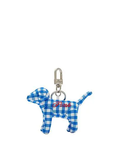 Pink Micro Dog Keychain Charm - Print