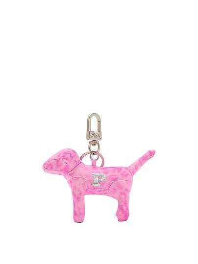 Pink Micro Dog Keychain Charm - Print