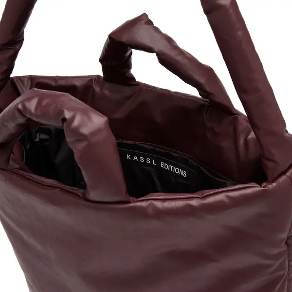Kassl Editions Pillow Medium Oil Bag In Cherry - 55% Off 
