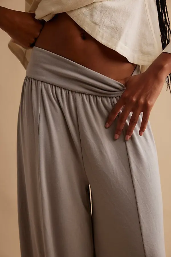 Free People Wide-leg Knit Pants