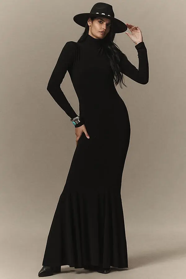 fit and flare bridal shower dress Plus Size Turtleneck Mini Sweater Dress main image 0