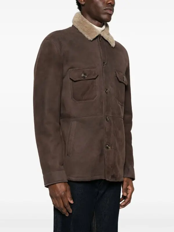 BARBA NAPOLI Suede Jacket