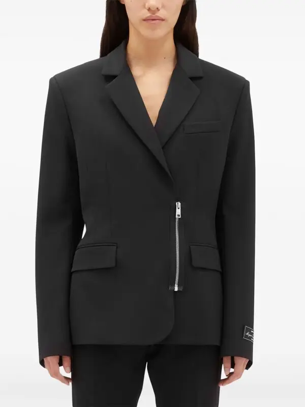 MSGM Zipped Single-breasted Blazer