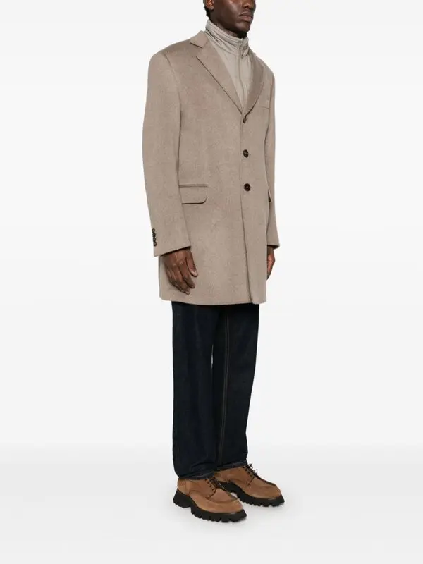 FAY Double-layer Coat - Brown