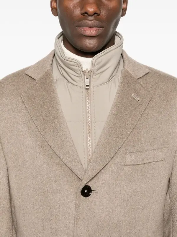 FAY Double-layer Coat - Brown
